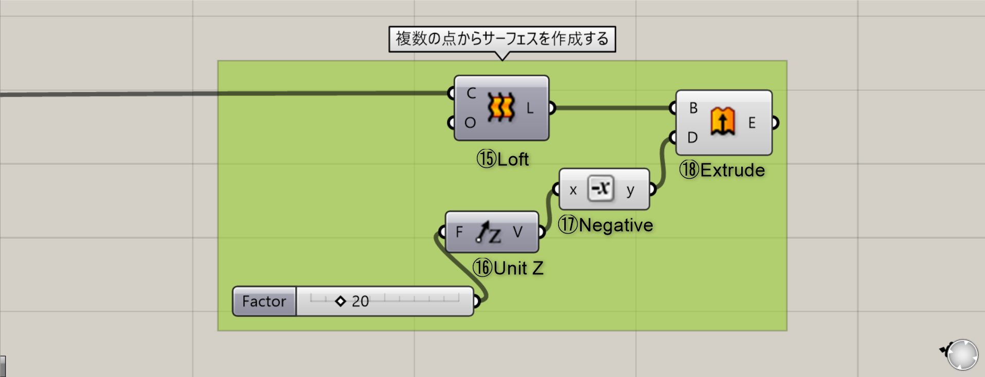 Grasshopperでメッシュを編集可能なサーフェスやソリッドに変換[Cadmapper敷地修正]