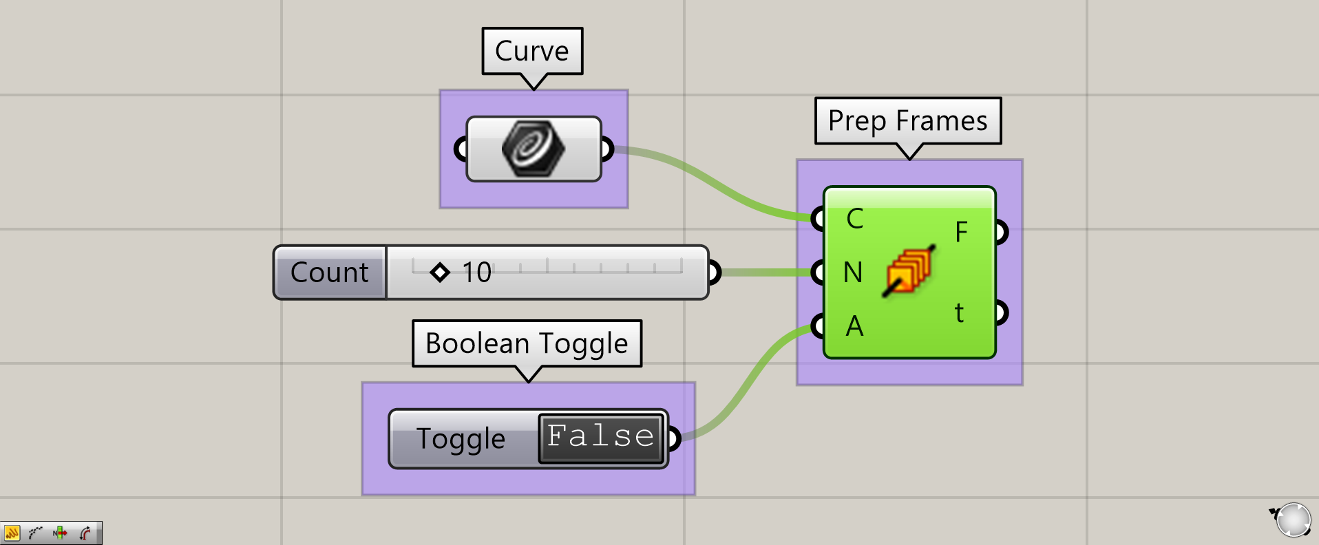 [Grasshopper]Perp Framesコンポーネントの使い方 - IArchway