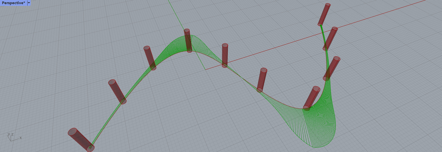 [Grasshopper]Curve Frames to create planes spaced evenly along a curve ...