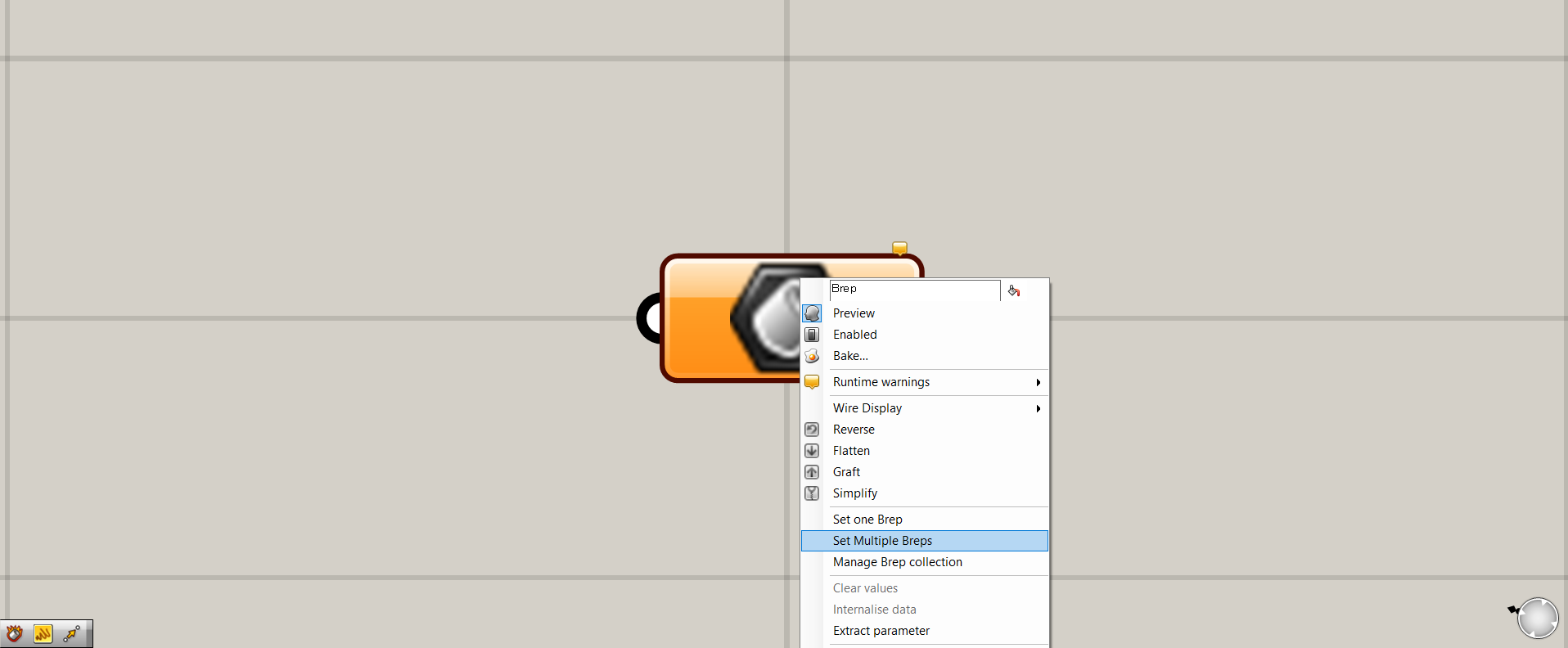 [Grasshopper] How to use Brep to set Brep objects - IArchway