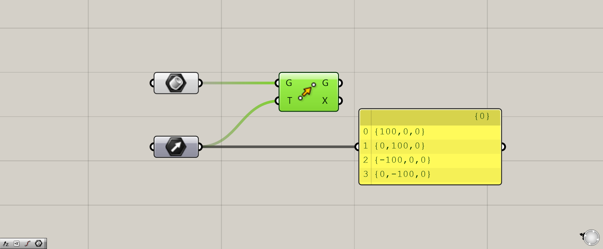 [Grasshopper] How to use Vector to create and set vectors - IArchway