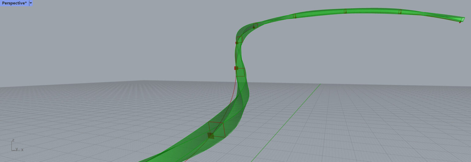 [Grasshopper]Perp Framesコンポーネントの使い方 - IArchway