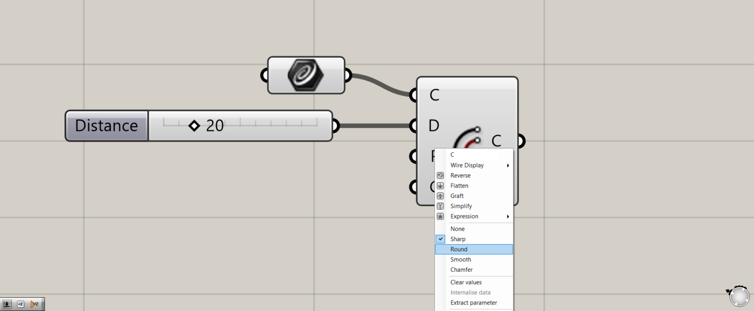 [Grasshopper] How to use Offset Curve to offset curves - IArchway