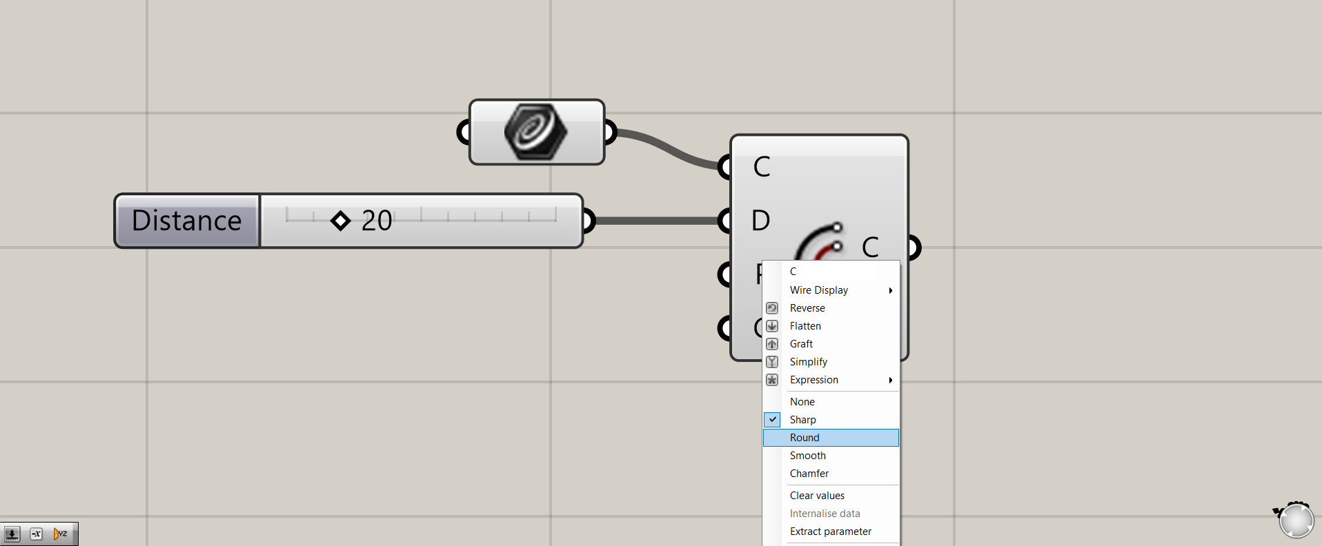 [Grasshopper] How to use Offset Curve to offset curves - IArchway