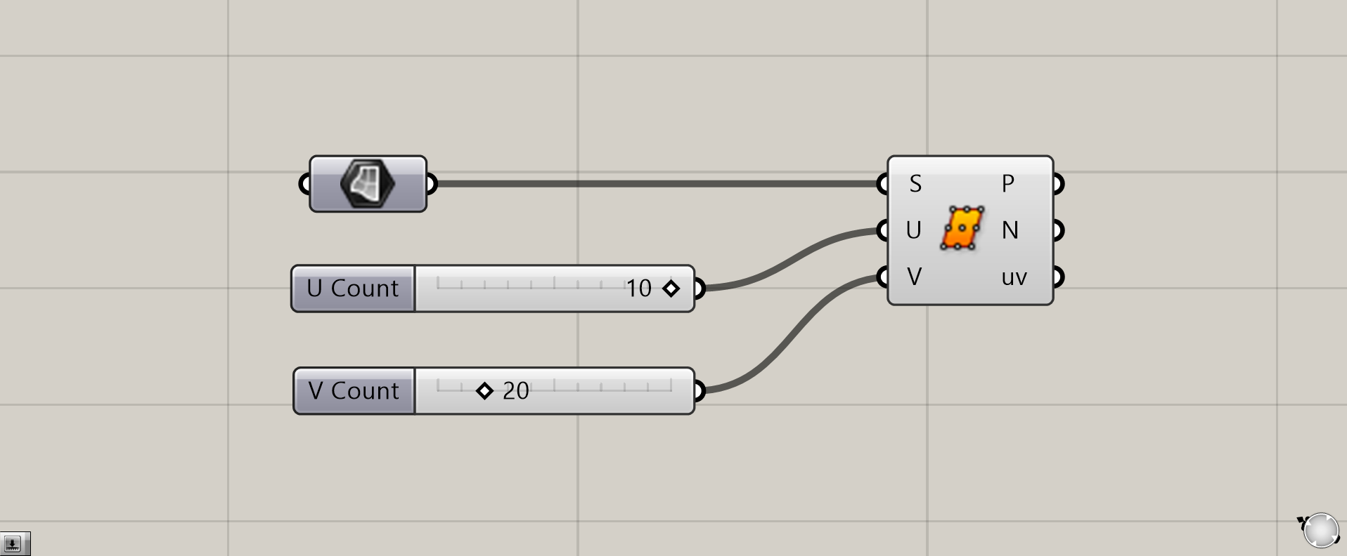 [Grasshopper]How to use the Divide Surface to create division points on ...