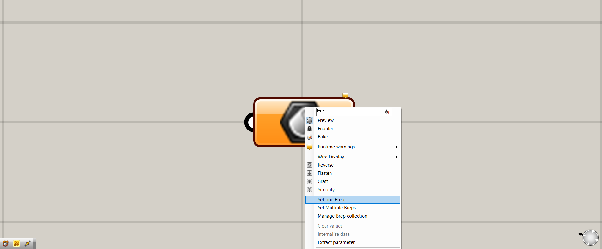 [Grasshopper] How to use Brep to set Brep objects - IArchway