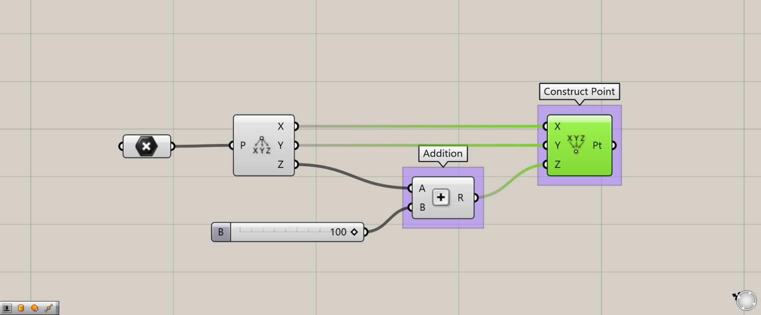[Grasshopper] How to use Deconstruct to break down point coordinates ...