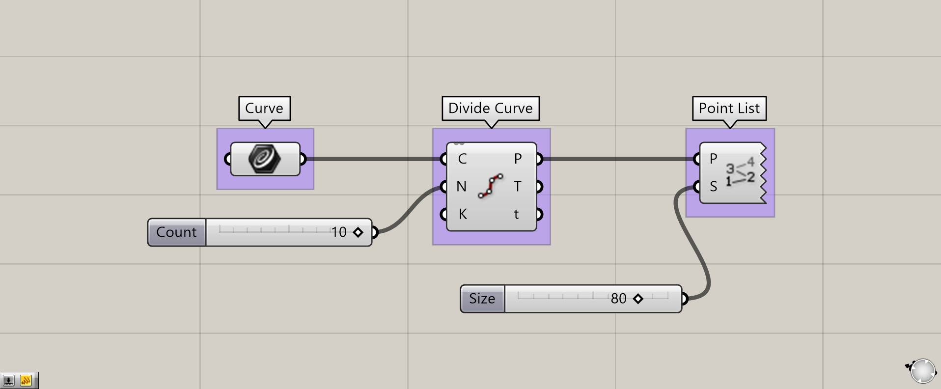 [Grasshopper] How to use Point List to display point order and index numbers - IArchway