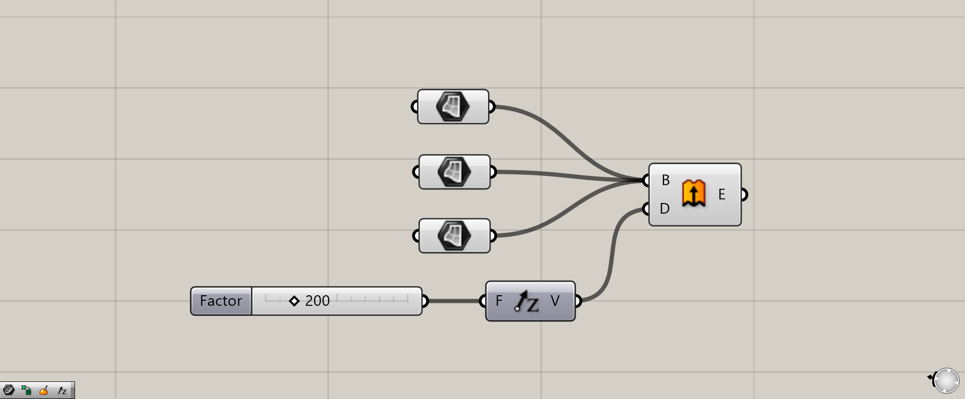 [Grasshopper] How to use Extrude to add thickness to surfaces and curves - IArchway