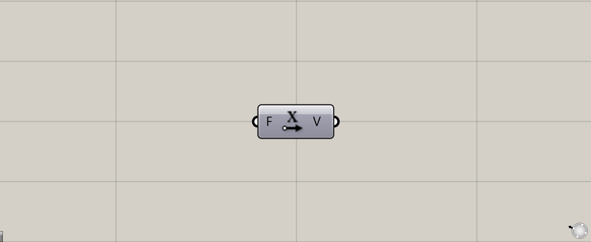 [Grasshopper]X方向のベクトルを取得するUnit Xの使い方 - IArchway