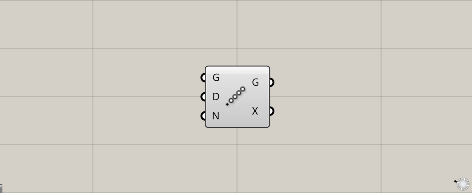 [Grasshopper]1列で等間隔に配列コピーするLinear Arrayの使い方 - IArchway
