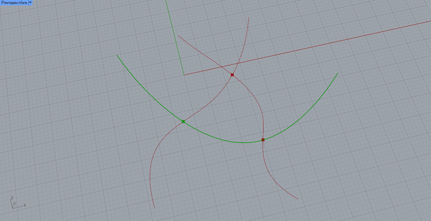 [Grasshopper] Three ways to extract points where curves intersect ...