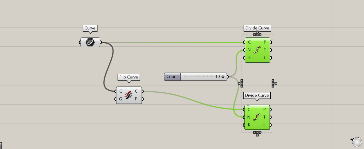 [Grasshopper]線の向きを逆にするFlip Curveの使い方 - IArchway