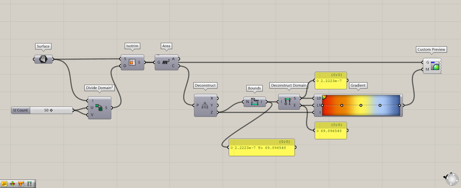 [Grasshopper] How to use Gradient to create color gradients - IArchway