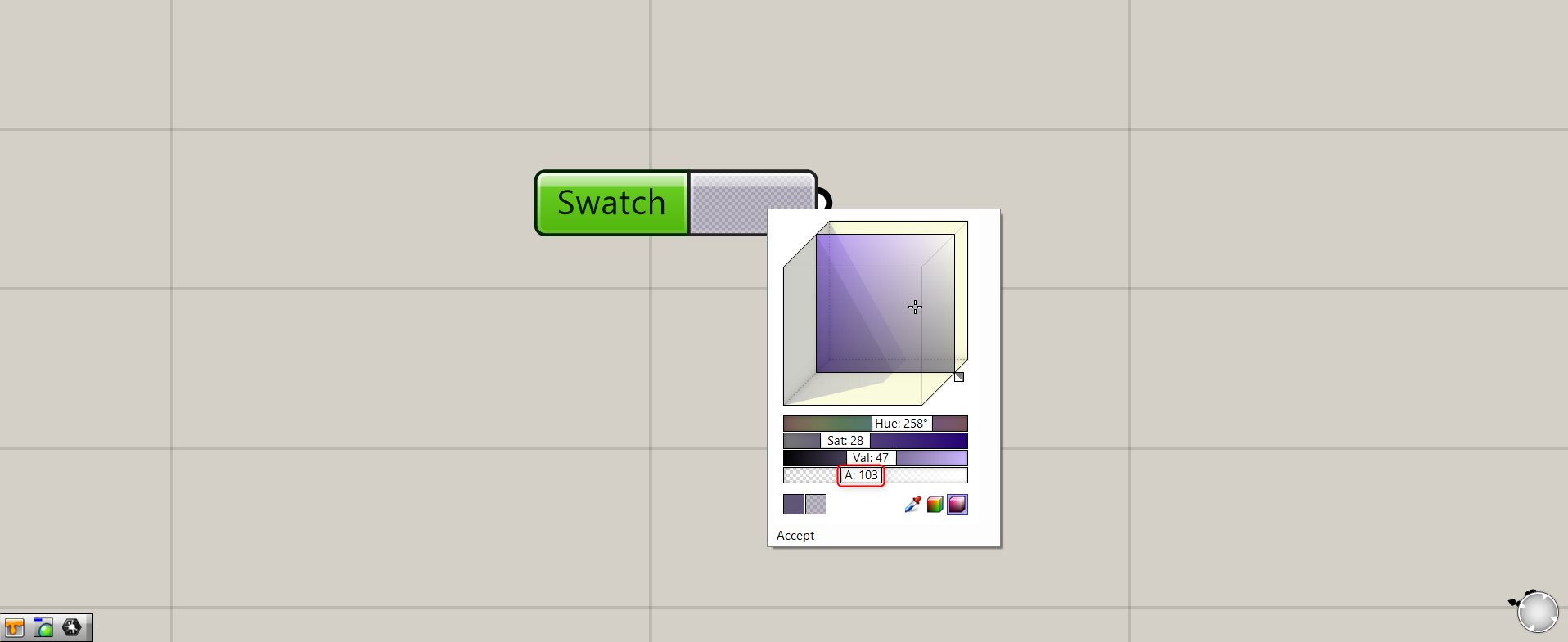 [Grasshopper] How to use Colour Swatch to set colors - IArchway