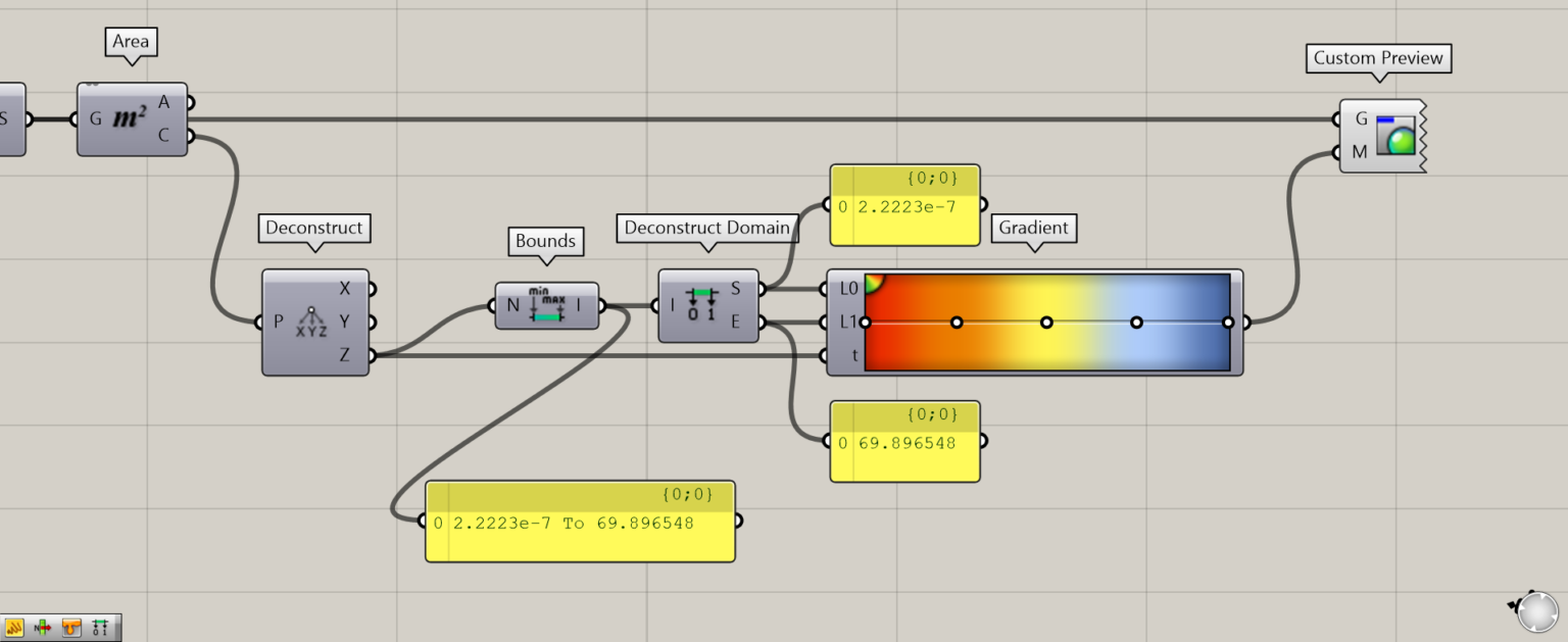 [Grasshopper] How to use Gradient to create color gradients - IArchway