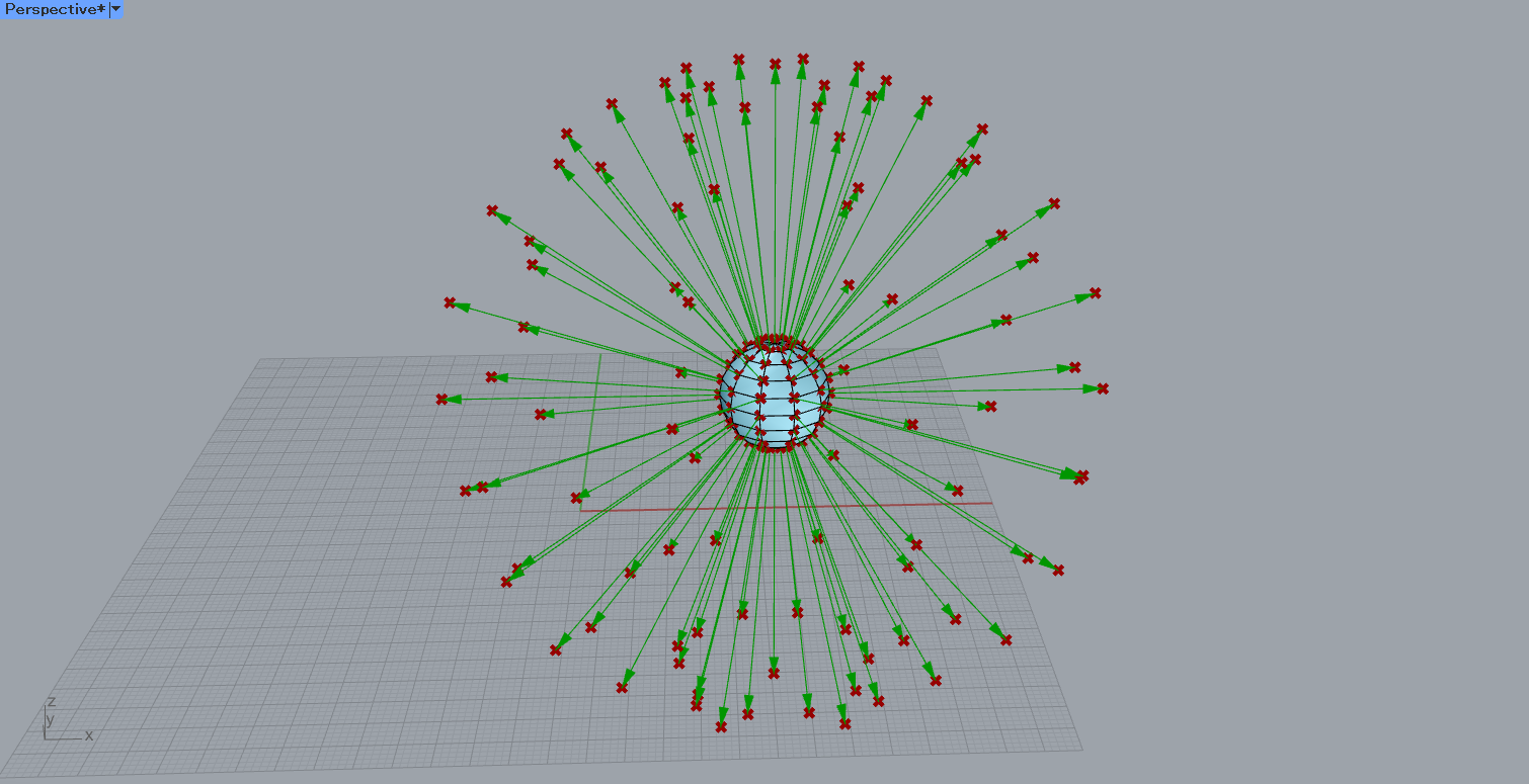 [Grasshopper]メッシュの点、面、色、ベクトルを抽出するDeconstruct Meshの使い方 - IArchway