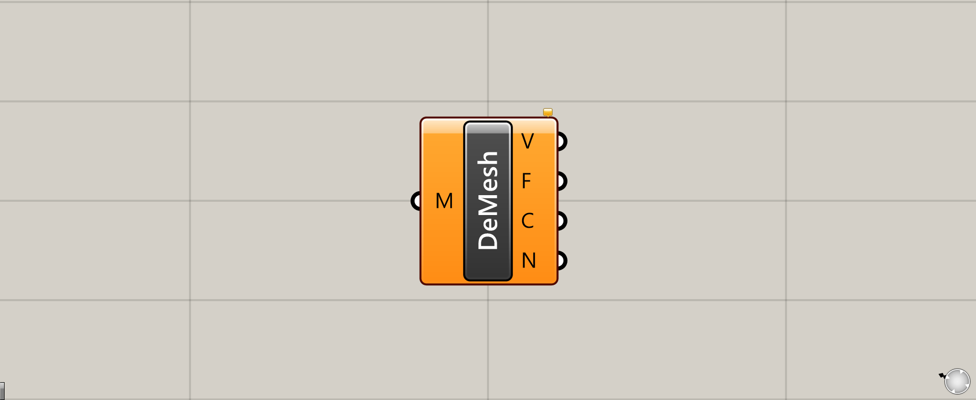 [Grasshopper] How to use Deconstruct Mesh to extract points, faces ...