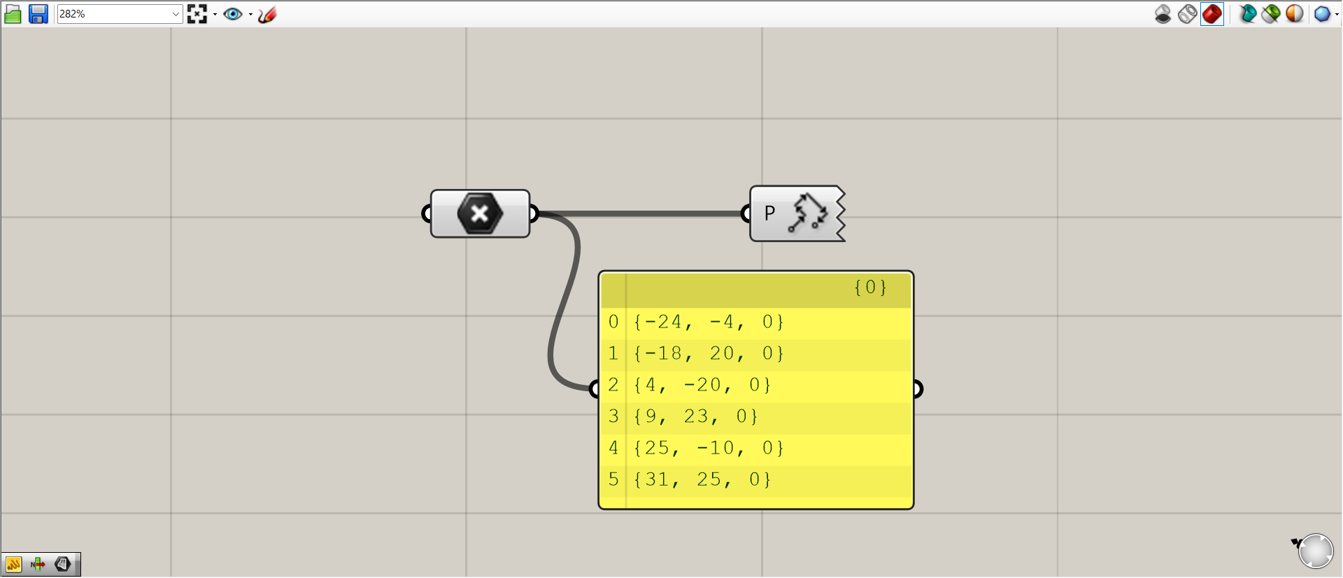 [Grasshopper]点を順番に矢印でつなぐPoint Orderの使い方 - IArchway