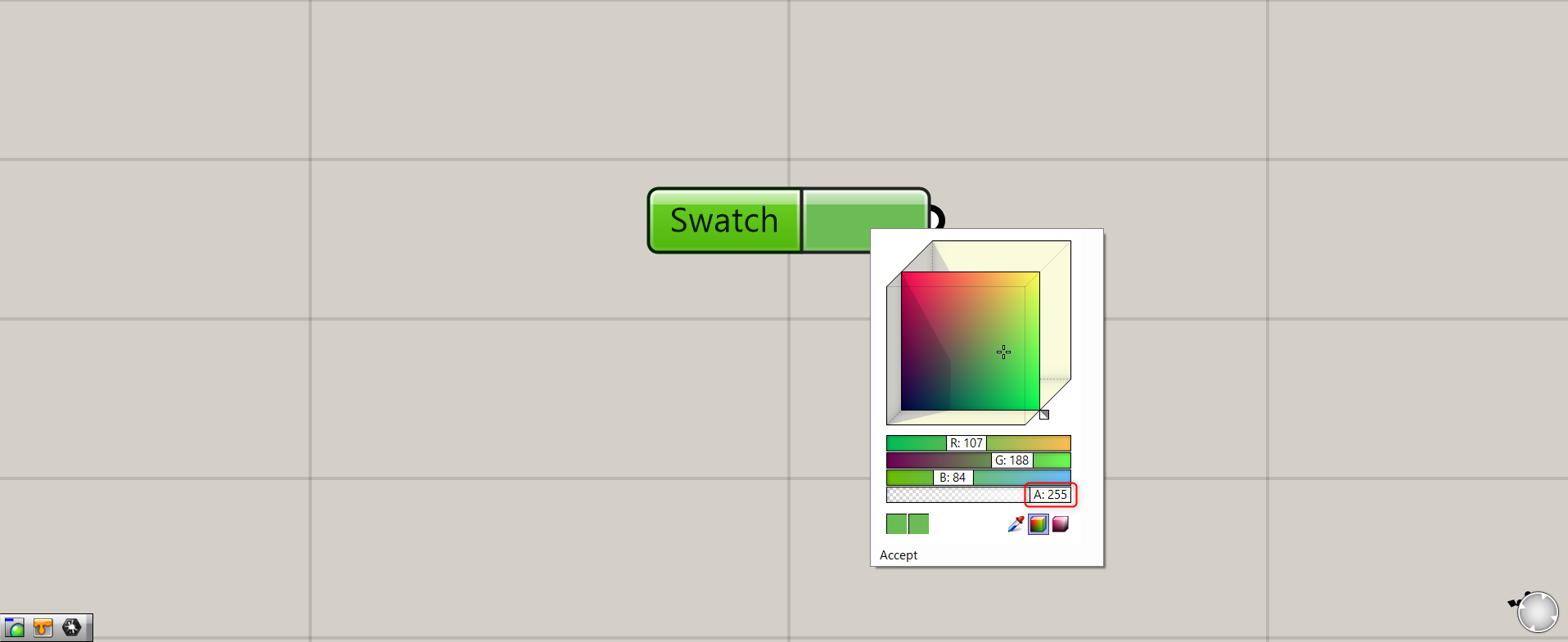 [Grasshopper] How to use Colour Swatch to set colors - IArchway