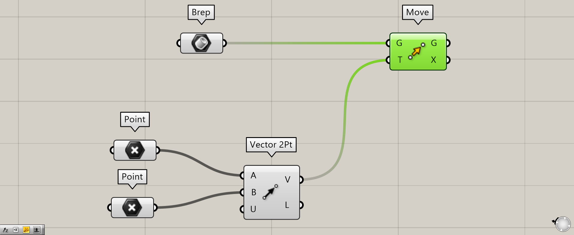 [Grasshopper]2つの点からベクトルを作成するVector 2Ptの使い方 - IArchway