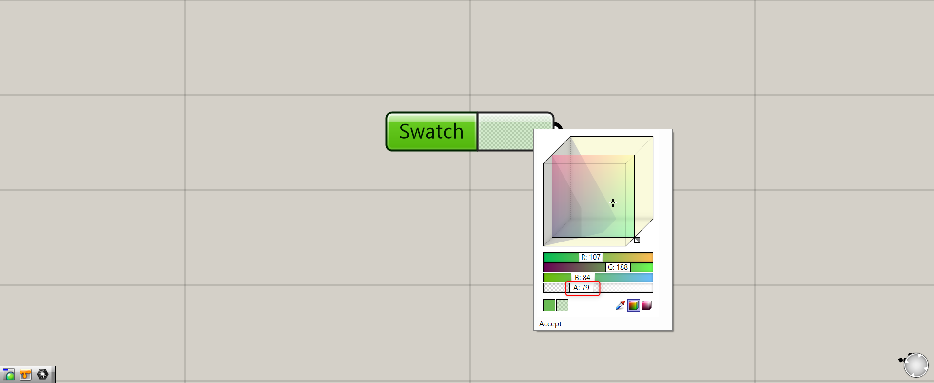 [Grasshopper] How to use Colour Swatch to set colors - IArchway
