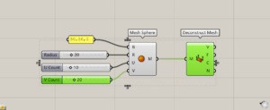 [Grasshopper]メッシュの球を作成するMesh Sphereの使い方 - IArchway