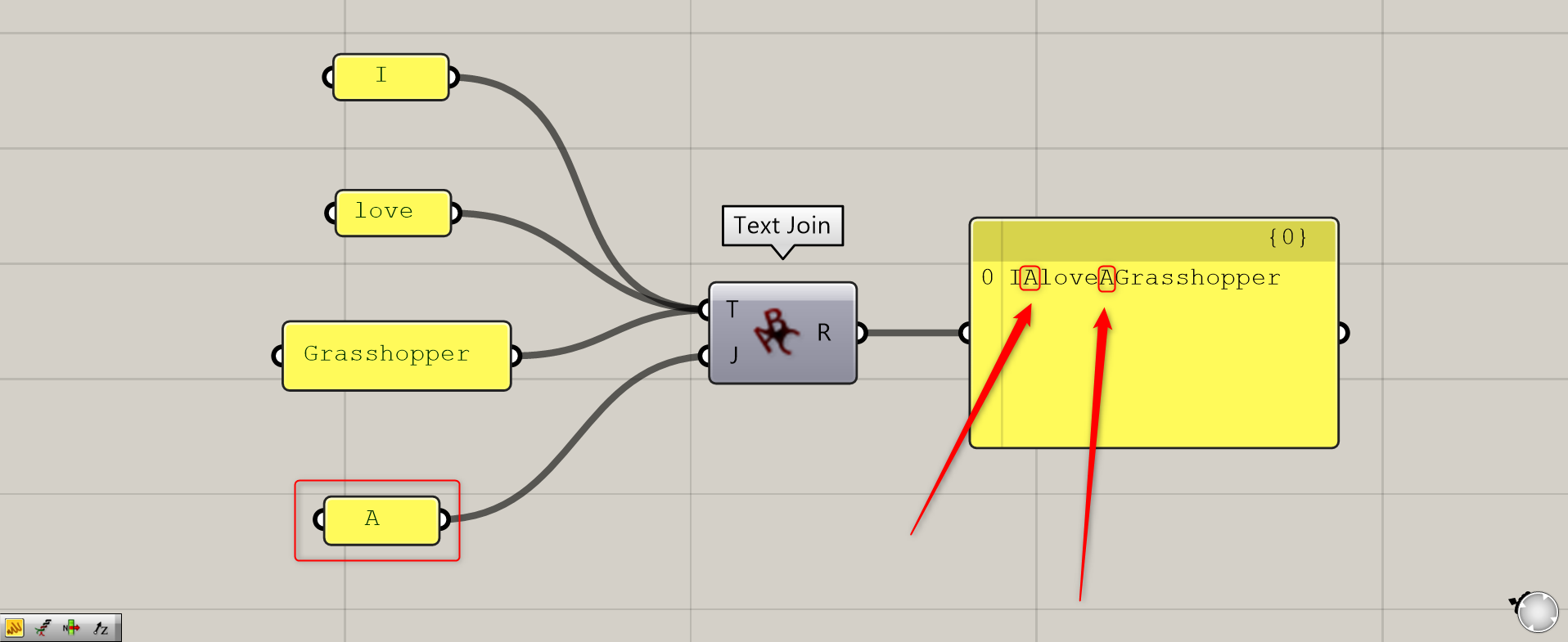 [Grasshopper]文字や数値を結合するText Joinの使い方 - IArchway