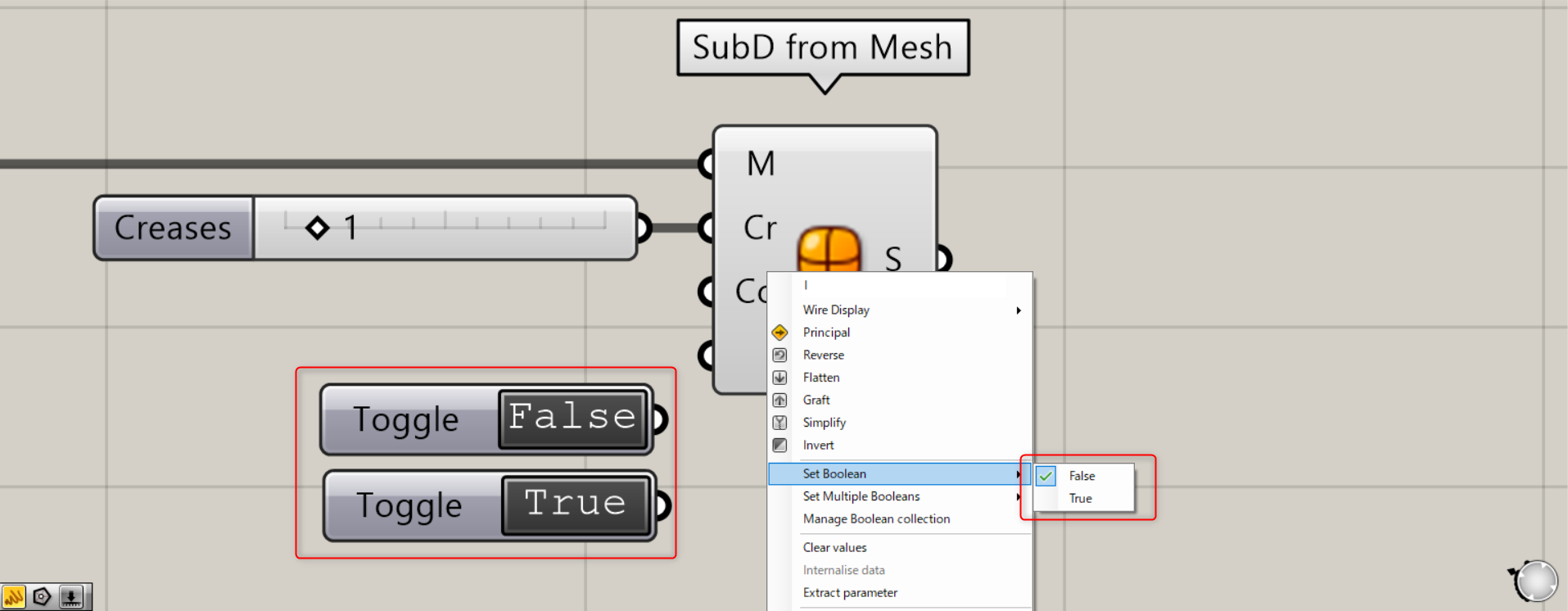 [Grasshopper]メッシュからSubDを作成するSubD from Meshの使い方 - IArchway