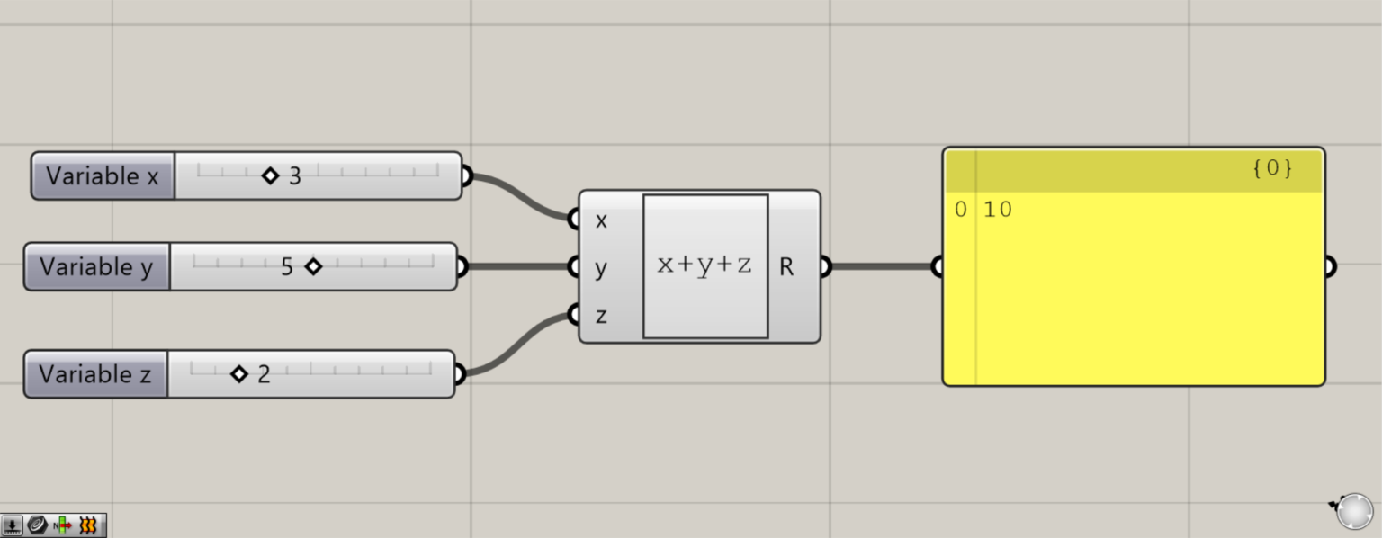 [Grasshopper] How to use Expression to use mathematical expressions ...