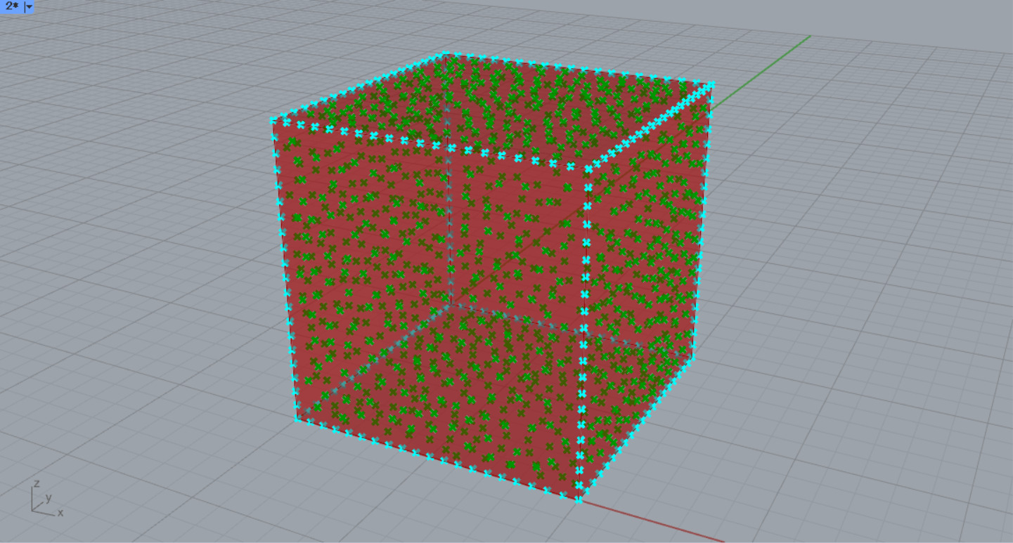 [Grasshopper]ランダムな点をジオメトリ上、中に作成するPopulate Geometryの使い方 - IArchway