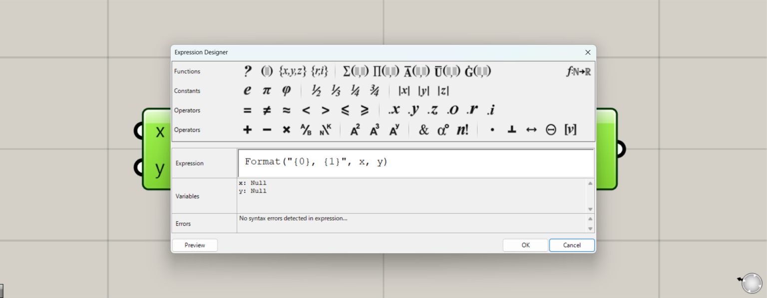 [Grasshopper] How to use Expression to use mathematical expressions, formulas, and functions ...