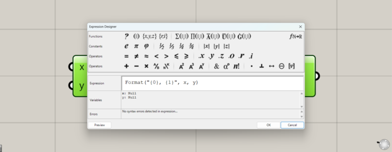 [Grasshopper] How to use Expression to use mathematical expressions ...