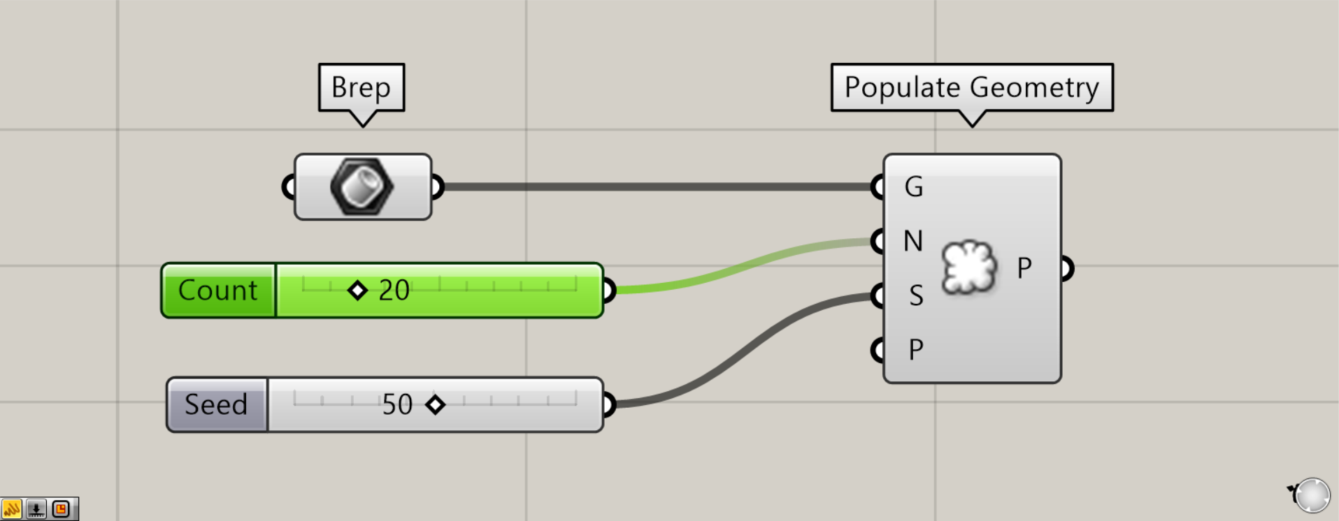[Grasshopper]ランダムな点をジオメトリ上、中に作成するPopulate Geometryの使い方 - IArchway