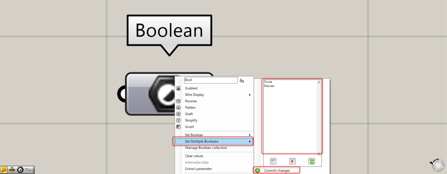 [Grasshopper]TrueやFalseのブール値（論理値）を格納するBooleanの使い方 - IArchway