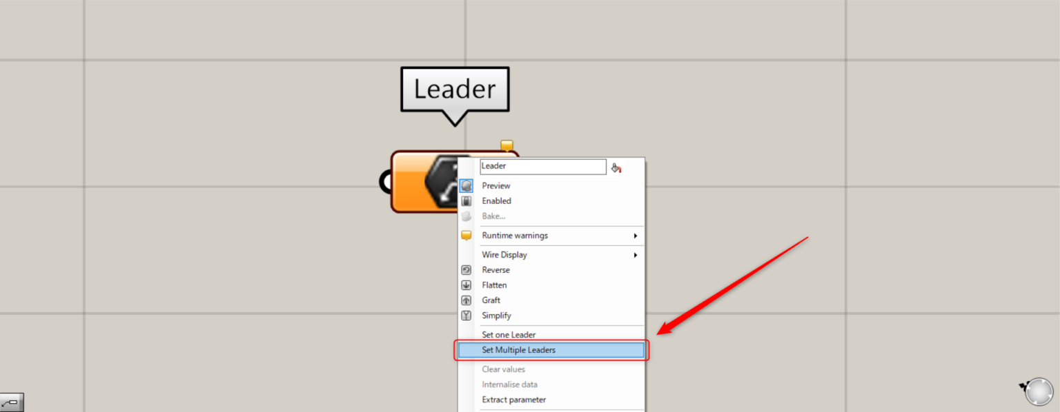 [Grasshopper] How to use Leader to set leader line - IArchway