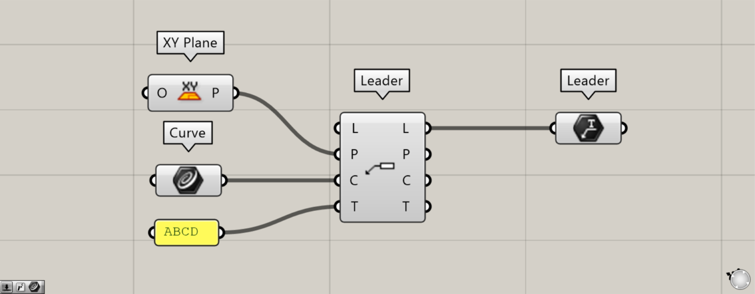 [Grasshopper] How to use Leader to set leader line - IArchway