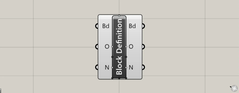[Grasshopper]ブロックを定義するModel Block Definitionの使い方 - IArchway