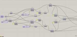 [Grasshopper] Automatic generation of columns and beams from a closed curve [Data download ...