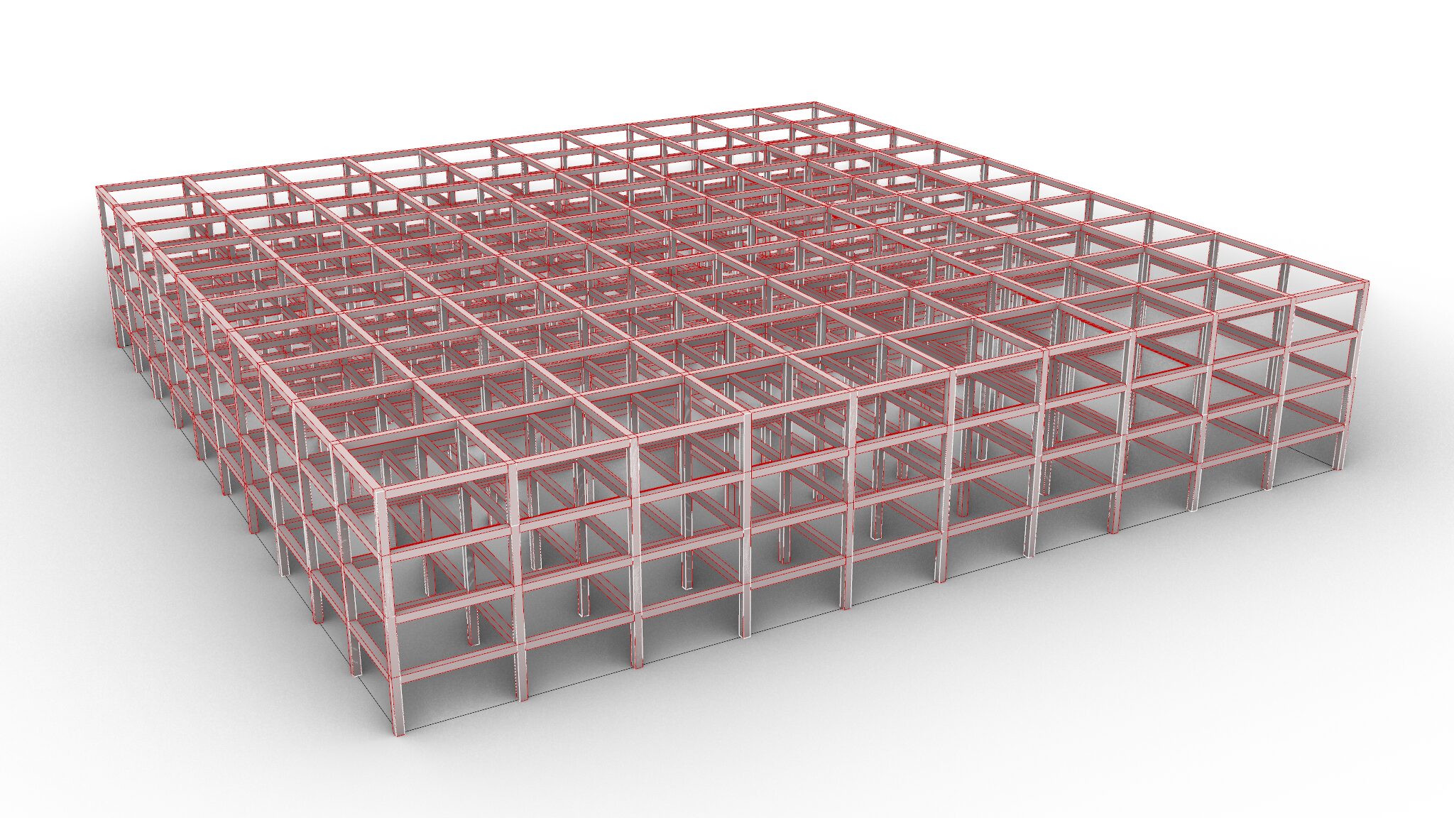 [Grasshopper] Automatic generation of columns and beams from a closed curve [Data download ...