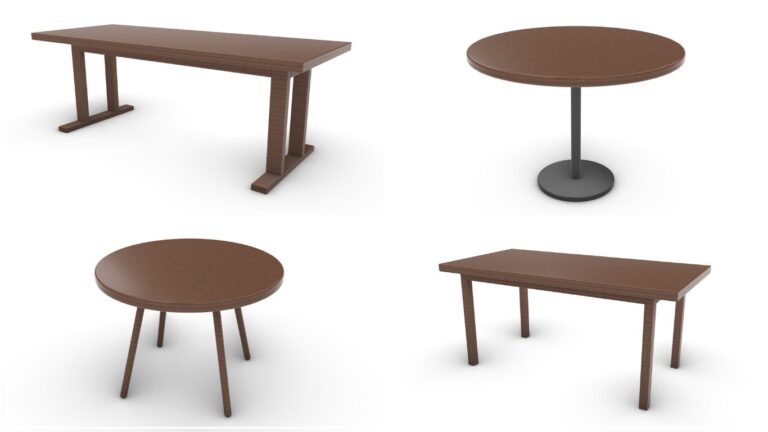 Table Desk 3D Models Free Download | Commercial Use Free Models - IArchway