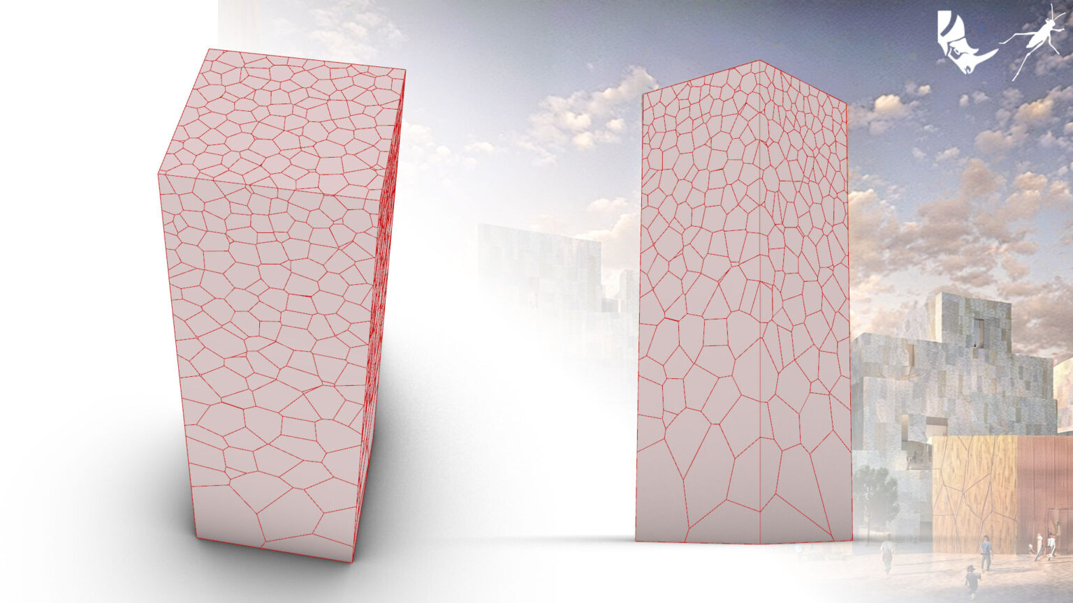 [Grasshopper] How to create Voronoi cells that gradually change in size ...