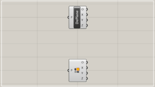 [Grasshopper] How to use Deconstruct Plane to obtain origin and vector ...