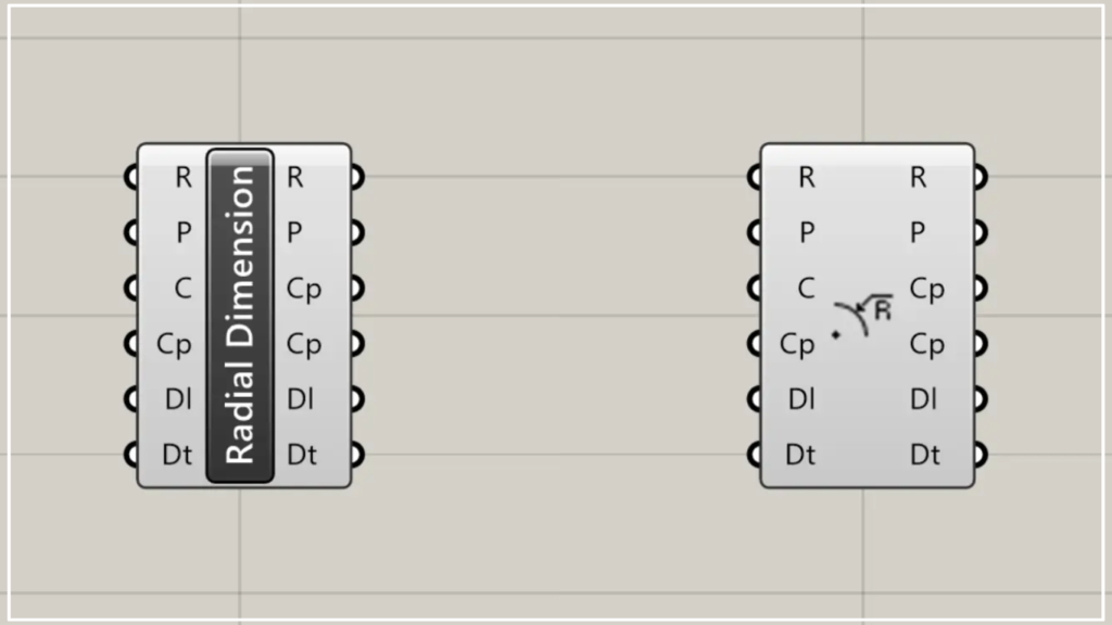 [Grasshopper] How to use Radial Dimension to create radius dimensions ...
