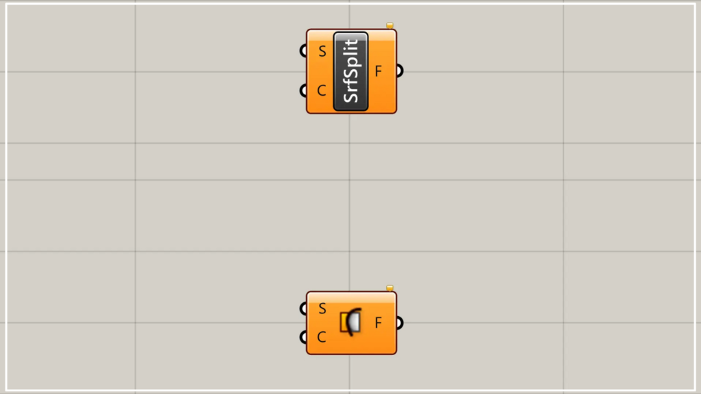 [Grasshopper] How to use Surface Split to divide surfaces with curves ...